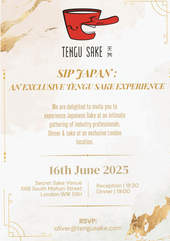 SIP JAPAN - An exclusive Tengu Sake experience - 16th June 2025 - TRADE ...